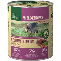 REAL NATURE WILDERNESS Adult Mellow Fields Büffel & Lamm 6x800 g