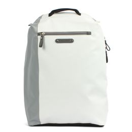 Laptoprucksack 7CLOUDS "Lenis 7.1" Gr. B/H/T: 31 cm x 41 cm x 11 cm, grau (weiß, grau) Rucksäcke Taschen