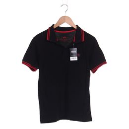 Alpha Industries Jungen Poloshirt, schwarz