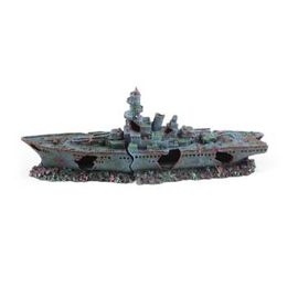 Aquatlantis Aquariendeko Zerstörer Schiff L