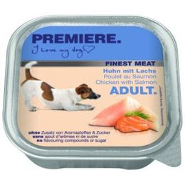 Premiere Finest Meat Adult 10x150g Huhn mit Lachs