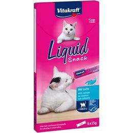 Vitakraft Cat Liquid-Snack Lachs & Omega 3 66x15 g