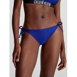 Calvin Klein Brazilian-Slip "Intense Power", Seitenschnürung, für Damen, blau, XS
