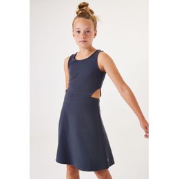 Garcia Shirtkleid, ärmellos, Rippstruktur, für Kinder, blau, 152/158