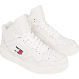 Tommy Jeans Sneaker, Label, Leder, für Herren, weiß, 46