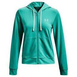 Damen Hoodie Under Armour Rival Terry FZ Hoodie-GRN S - Grün - S