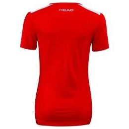 Damen T-Shirt Head Club 22 Tech T-Shirt Women Red L - Rot - L