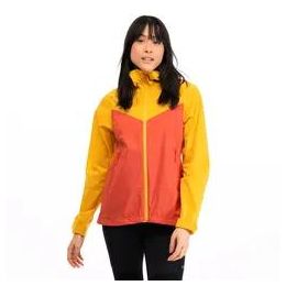 Damen Jacke Bergans Microlight W Jacket Brick/Light Golden Yellow S - rot und gelb - S