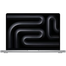 Apple MacBook Pro (2024), Notebook, mit 14 Zoll Display, M3 Prozessor, 16 GB RAM, 1 TB SSD, Silber, macOS