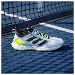 Thule Herren Tennisschuhe adidas Adizero Ubersonic 4.1 M FTWWHT/AURBLA EUR 42 - Grün - EUR 42