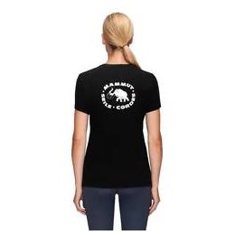 Damen T-Shirt Mammut Seile T-Shirt Black L - Schwarz - L