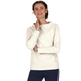 TRIGEMA Sweatshirt »Stehkragen Pullover mit Kristallsteinen« natur L L Strukturierte Sweat-Qualität