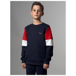 TRIGEMA Sweatshirt »Sweatshirt mit kontrastfarbigen Elementen« navy 104 104 Sweat-Qualität