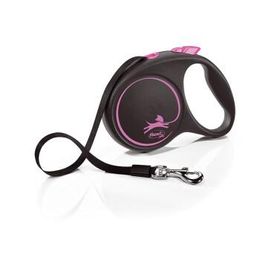 Flexi Black Design Gurt pink L, 5 m, 50 kg