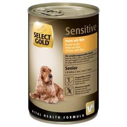 SELECT GOLD Sensitive Senior Huhn & Reis 12x400 g