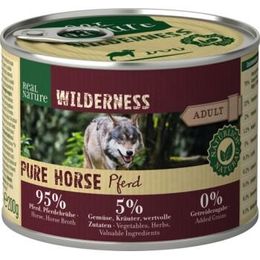 REAL NATURE WILDERNESS Adult Pure Horse Pferd 6x200 g