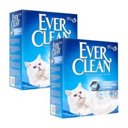 Ever Clean Extra Strong Clumping Katzenstreu, ohne Duft 2x10 l