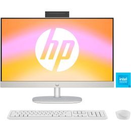HP 24-cr0211ng All-in-One PC (23,8 Zoll, Intel N 100, UHD Graphics, 8 GB RAM, 512 GB SSD, Luftkühlung), weiß