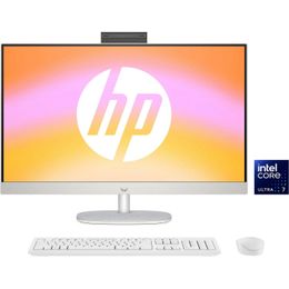 HP 27-cr1201ng All-in-One PC (27 Zoll, Intel Core Ultra 7 155U, Intel Internal Graphics, 16 GB RAM, 512 GB SSD), weiß