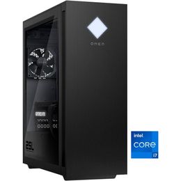 HP OMEN GT15-2209ng Gaming-PC (Intel Core i7 14700F, GeForce RTX 4070 (Yamaha2), 16 GB RAM, 1000 GB SSD, Luftkühlung), schwarz