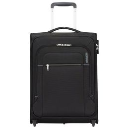 American Tourister® Handgepäck-Trolley CROSSTRACK 55, 2 Rollen, Koffer Reisegepäck Handgepäck-Koffer TSA-Zahlenschloss, schwarz