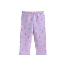 s.Oliver Junior Caprihose mit Allover-Print, lila