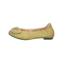 Think! Leder-Ballerinas "Balla" in Gelb - 38,5