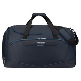 American Tourister® Reisetasche SUMMMERRIDE mittelgroß, Handgepäcktasche Reisegepäck Trolley-Aufsteck-System, blau