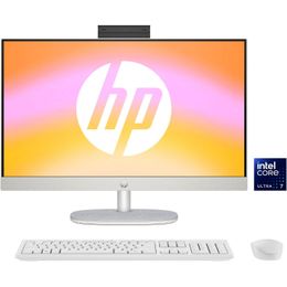 HP 24-cr1202ng All-in-One PC (23,8 Zoll, Intel Core Ultra 7 155U, 4-core ARC Graphics, 16 GB RAM, 512 GB SSD, Luftkühlung), weiß