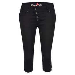 Buena Vista Stretch-Jeans Buena Vista MALIBU CAPRI black 2104 J5232 4003.014