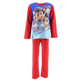 PAW PATROL Schlafanzug Kinder Jungen Pyjama Langarmshirt Langarm T-Shirt + Schlafhose Chase Marshall Rubbles