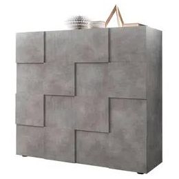 Highboard Inosign "Dama" Sideboards grau (beton, optik) Breite 121 cm