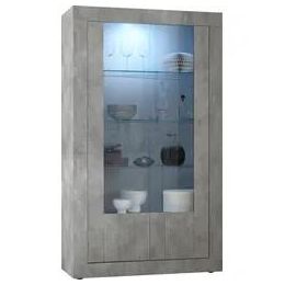 Regal Inosign "Urbino" Regale grau (beton) Türkommode Vitrinenschrank Höhe 191 cm