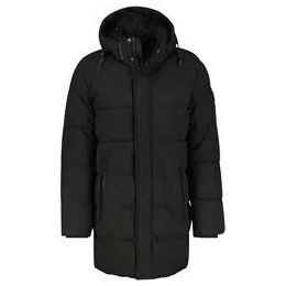 Outdoorjacke Lerros "Lerros Gesteppte Longjacket" Gr. 4XL, schwarz Herren Jacken Wasser_Wind