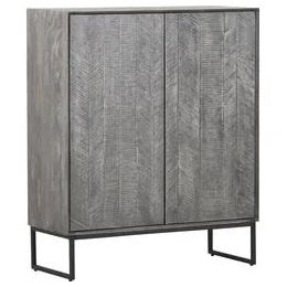 Kommode GUTMANN FACTORY Sideboards Gr. B/H/T: 100cm x 120cm x 42cm, grau (gr/gr/sw)