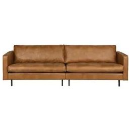 3-Sitzer Woood "Rodeo Classic" Sofas Gr. B/H/T: 275 cm x 83 cm x 88 cm, braun (cognac) H 83 x B 275 T 88 cm