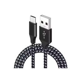 Alpha Electronics USB C Datenkabel SCHNELL Ladekabel für Samsung usw.- mehrere Längen USB-Kabel