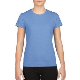 gildan Trainingsshirt gildan Damen T-Shirt Oberteil Kurzarm Sport Laufshirt Rundhals TShirt