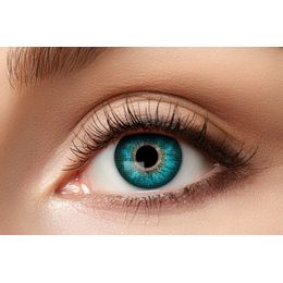 Eyecatcher Jahreslinsen Natürlich grüne Kontaktlinse mit Minus Sehstärken