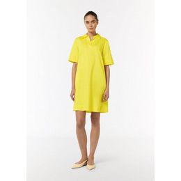 comma, Comma Minikleid Kleid mit Tunika-Ausschnitt und Hemdkragen