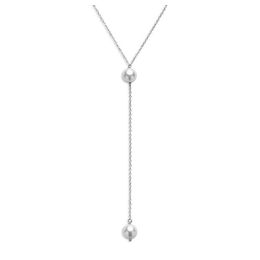 UNIQUE Silberkette Perlenkette 925er Silber Y-Design SN0319