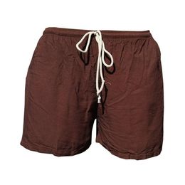 PANASIAM Strandshorts Damen Shorts einfarbig für Strand Yoga oder Meditation farbecht und angenehm zu Tragen Relaxshorts Damenshorts kurze Sporthose