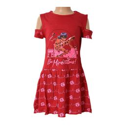 Miraculous - Ladybug Sommerkleid Off-Shoulder Jerseykleid für Mädchen Gr. 98-128 cm