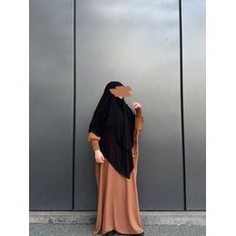 Aymasal Maxikleid Abaya Aliyah Schmetterling Kleid Kaftan Islamische Gebetskleidung Eid breiter Schnitt