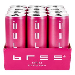 Bree Spritz Wild Berry 10,5 % vol 0,25 Liter Dose, 12er Pack