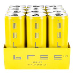 Bree Spritz Typ Limoncello 10,0 % vol 0,25 Liter Dose, 12er Pack