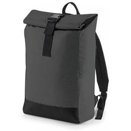 BagBase Freizeitrucksack Reflective Roll-Top Backpack 26 x 43 x 13 cm