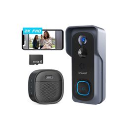 ieGeek 2K HD Video Türklingel mit Kamera Funkklingel Drahtlos Klingel Kamera Smart Home Türklingel (Außenbereich
