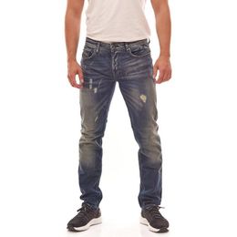 Only & Sons ONLY & SONS Stoffhose ONLY & SONS Herren Jeans Avi Regular-Fit Hose Denim-Pants Blau