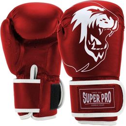 Super Pro Boxhandschuhe, rot